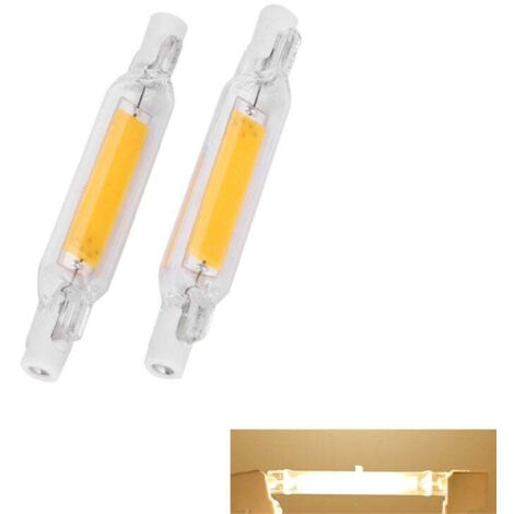 SJLERST Ampoule R7S LED 78mm Dimmable, 5W Ampoule LED R7S 78mm COB ...