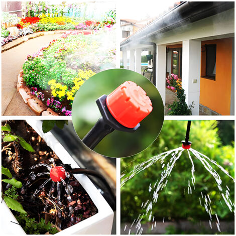 Kit irrigation 15m 20 buses PVC réglables balcon