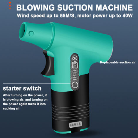 SJLERST Ventilateur puissant à moteur sans balai 130 000 tr/min, 3 ...