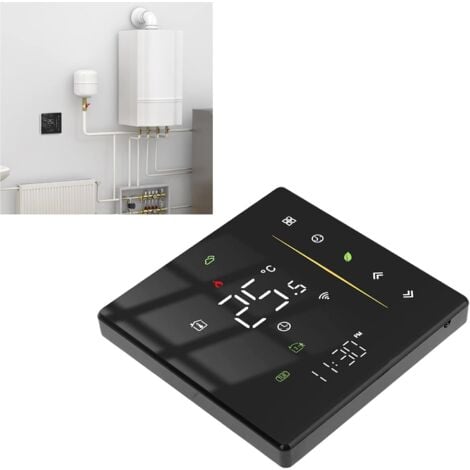 SJLERST Thermostat Intelligent, Thermostat Programmable WiFi avec Commande Vocale, Programme ...