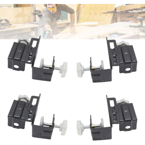 Kit de fixation pour façades de tiroirs (4 pièces), gabarit de montage ...