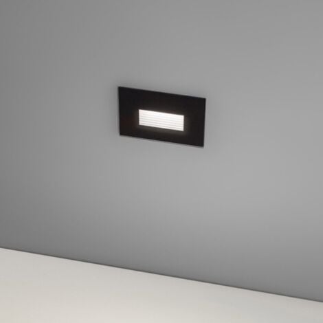 Segnapasso incasso gea led ges2051 led ip66 38 gradi alluminio vetro 503