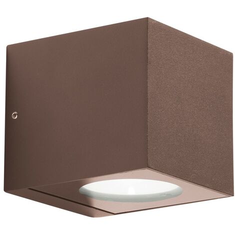 Applique gea led ges1092 led ip65 ruggine lampada parete classica ...