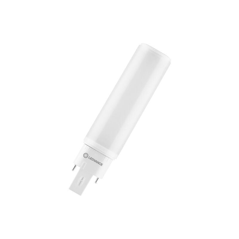 LEDVANCE DULUX LED D/E18 HF & AC MAINS V 7W 830, LED-Ersatz für KLLni, mit 4pol. G24q-2 ...