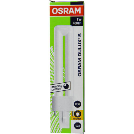Osram Dulux S 7W/827 Sockel G23 2700K 2Pin