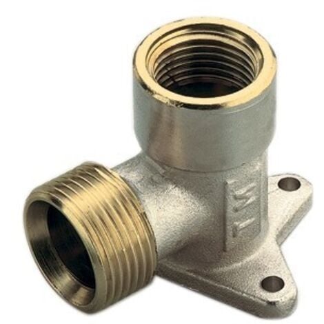 RACCORDO CURVO FEMMINA CON FLANGIA TIEMME Misura: G1/2"- 1/2 x 16