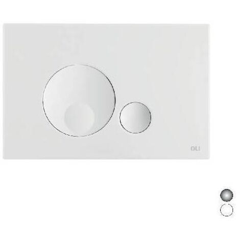 PLACCA DOPPIO SCARICO GLOBE Misura: Bianca