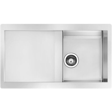 Lavello incasso filotop 1 vasca e gocciolatoio reversibile 86x50 cm ...