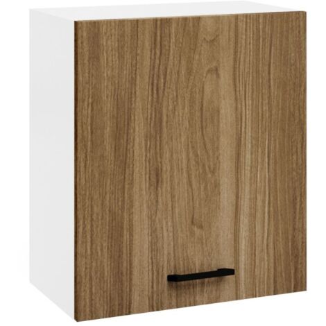 Pensile cucina con anta colore noce naturale 60x32x72H cm