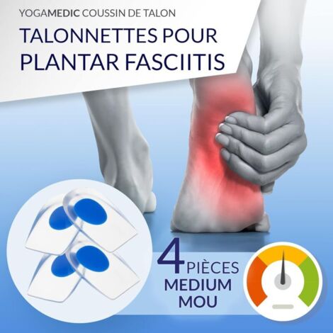 Talonnette Epine Calcaneenne 4 pièces - Semelle Talonette Gel Silicone ...