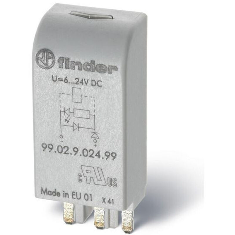 Modulo Led+Diodo+A1 6-24V Dc ( FINDER cod. 9902902499 )
