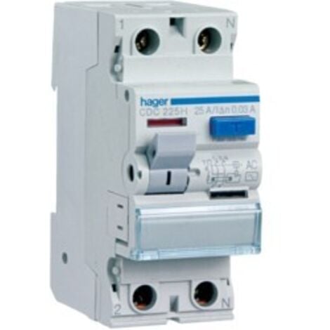 Interruttore Differenziale Acc. 2P 300 Ma 63A2M ( HAGER cod. CFC263H )