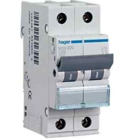 Interruttore Magnentotermico Automatico 1P+N 20A 4.5Ka C2M ( HAGER cod. MYN520 )