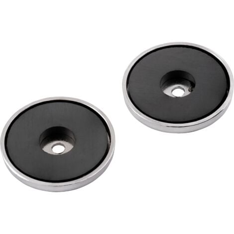 Rundmagnet McPower, 31x4,6mm, max. 5kg, 2er-Set