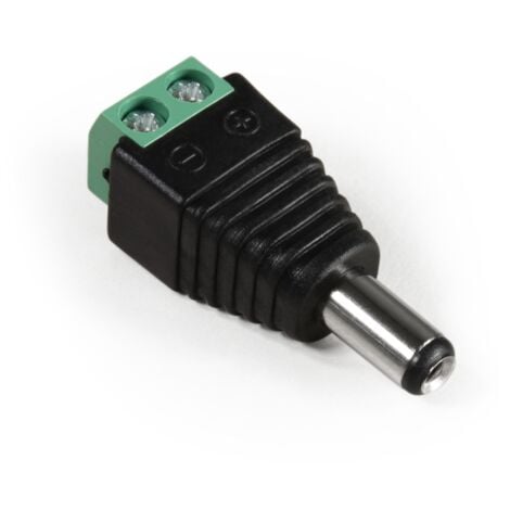 Adapter McPower, DC-Stecker 5,5x2,1mm und Lüsterklemme