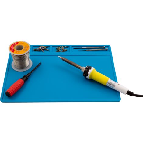 Silikon-Lötmatte McPower "LM-11" 28x20cm, Hitzebeständig, Antistatisch