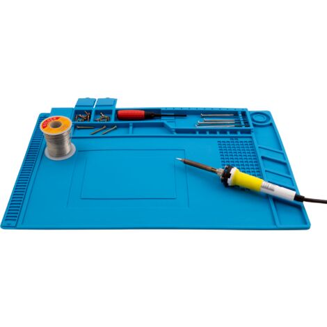 Silikon-Lötmatte McPower "LM-16" 45x30cm, Hitzebeständig, Antistatisch