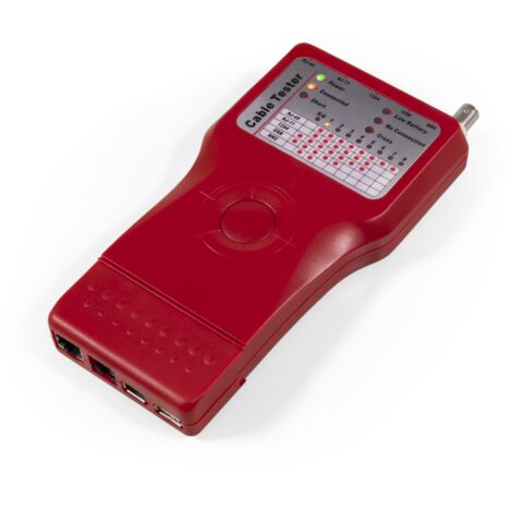 Kabeltester McPower "KT-53" 5in1 mit Remote Einheit, RJ11, RJ45 usw.