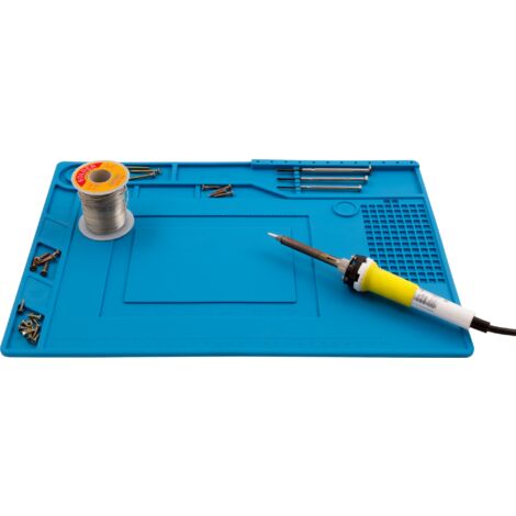 Silikon-Lötmatte McPower "LM-15" 39x27cm, Hitzebeständig, Antistatisch