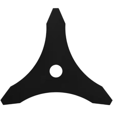 Lame de débroussailleuse à trois dents 23265, Tranchant de 255 mm, Alésage : 25,4 mm, Épaisseur
