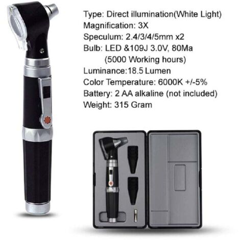 UlisemMini otoscope, otoscope d'examen diagnostique agrandi avec ...