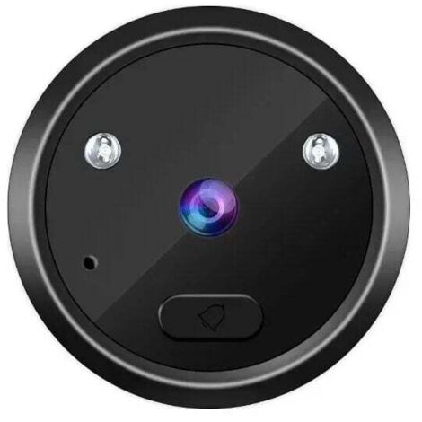 Ulisem2024 Nouvelle caméra de sonnette à judas LCD 2,4 pouces avec ...