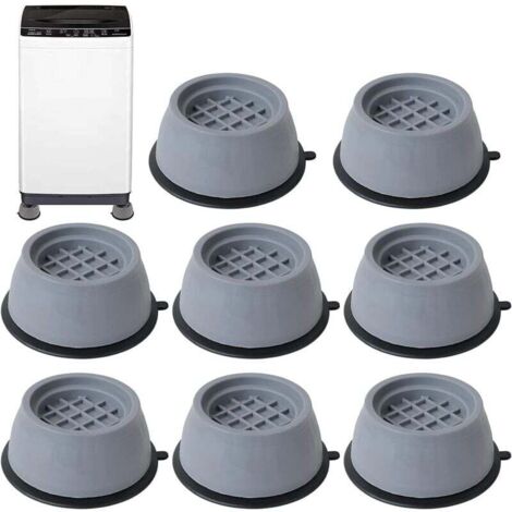 Lot de 8 patins pour machine à laver, tapis antidérapant, antichoc et ...