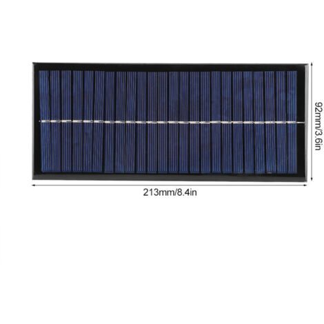 Ulisem2.5W 12V polycristallin silicium panneau solaire colle cellule solaire chargeur de ...
