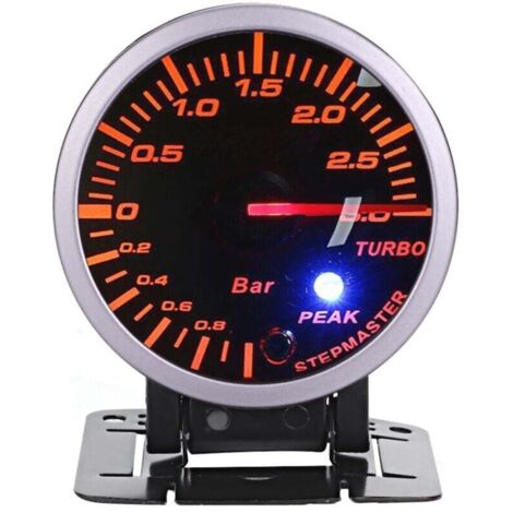 Turbo Boost Meter DC12V, 2.5 pouces 60mm 3.0 Bar LED Car Modification ...