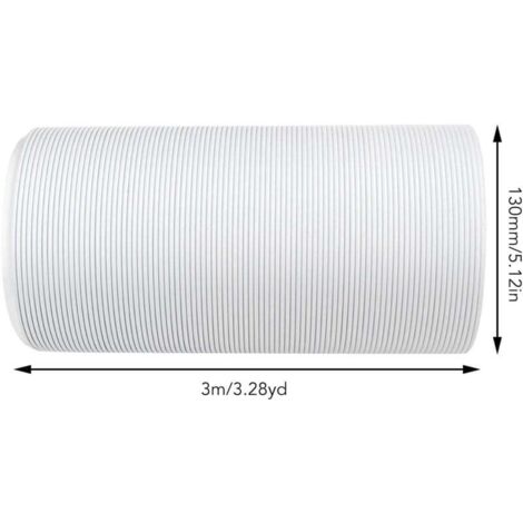 Tuyau d'échappement flexible en PVC, 130 mm (5 pouces) universel avec ...