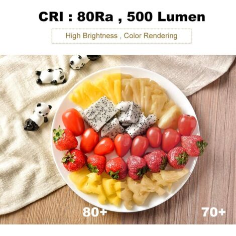 5W R7s 78MM Ampoule LED de J78 COB filament, 500 lumens 360 degrés, 30W ...