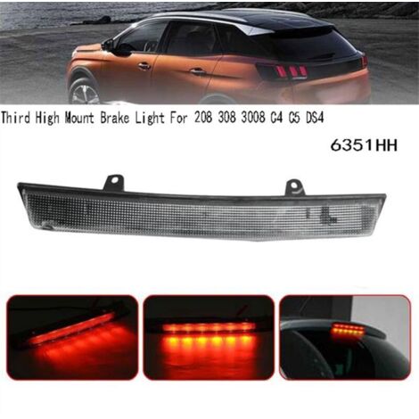 Réflecteur Arrière Troisième Feu Stop Élevé Compatible Peugeot 208 3008 ...