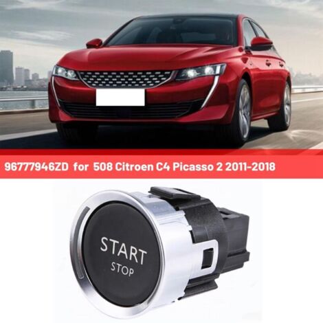 Interrupteur à un bouton pour moteur automatique pour 508 C4 11-18