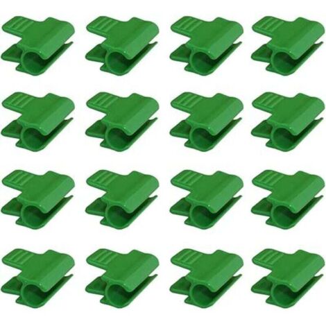 24 PCS Clips de Serre en Plastique 11mm Clip de Film à Effet de Serre ...