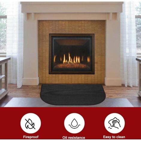 Tapis de cheminée Tapis Ignifuge, Tapis Ignifuge 102 x 50 cm, Tapis ...