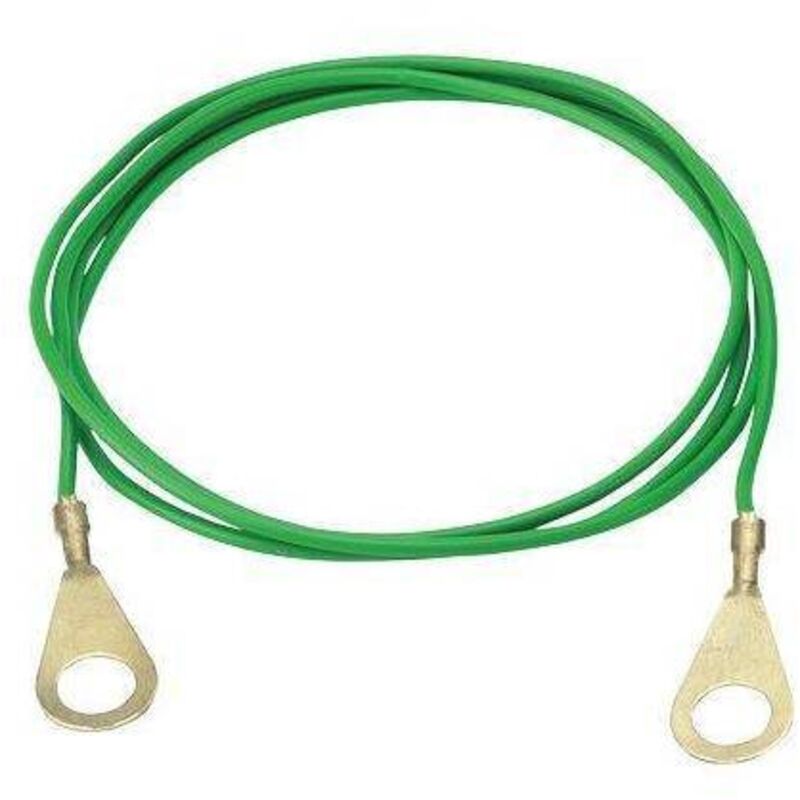 Câble de terre isolé 1m