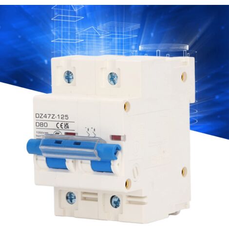 Ej.Life Mini Disjoncteur 2P, Disjoncteur 2P DC1000V Conception Modulaire Stable Pa66 pour ...