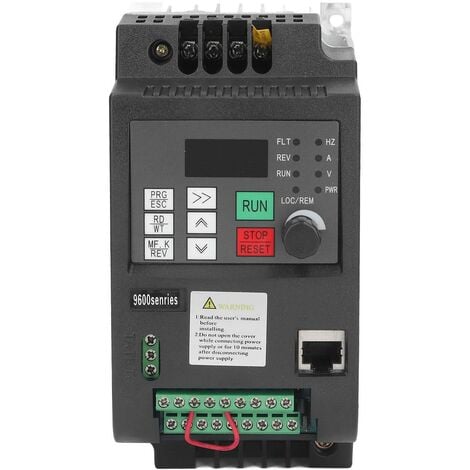 Ej.Life Variateur de Fréquence AC 3PH 2.2KW 380V VFD Inverter Convertisseur de Fréquence pour le ...