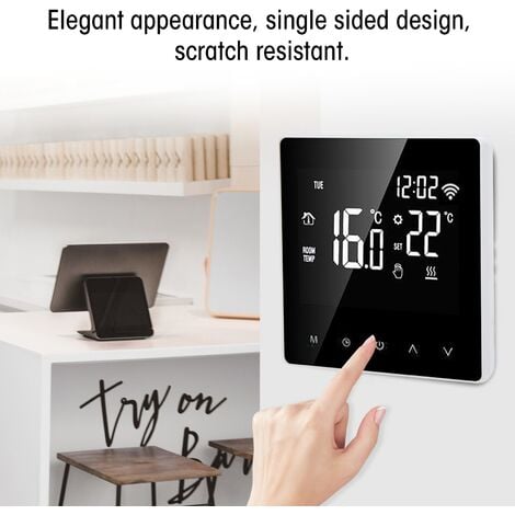 Ej.Life ME81H Smart WIFI LCD Thermostat Eau Sol Chauffage Chaudière Murale lectrique Chauffage ...