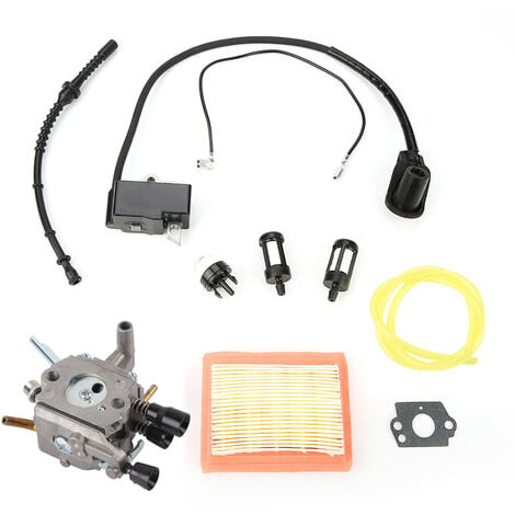 Ej.Life Bobine d'allumage de filtre de carburateur pour débroussailleuse STIHL FS120 120r FS200 ...
