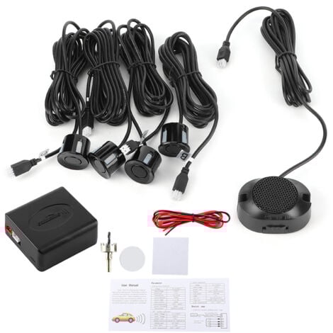 Ej.Life Kit d'aide à l'inversion de radar de recul avec capteur de ...