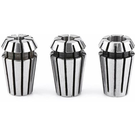Ej.Life ER11 CNC Collet, 3Pcs 1/8 Pouces Pinces à Ressort ER11(3.175mm ...
