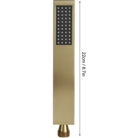 Ej.Life Pommeau de Douche, Pommeau de Douche de Forme Carrée Plate G1/2 ...