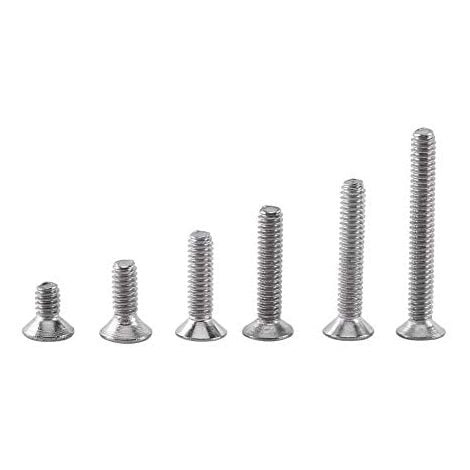 Ej.Life M2 Kit de 250pcs Assortiment Vis Boulon Douille Hexagonale Tête Fraisée Plate/Bombée ...