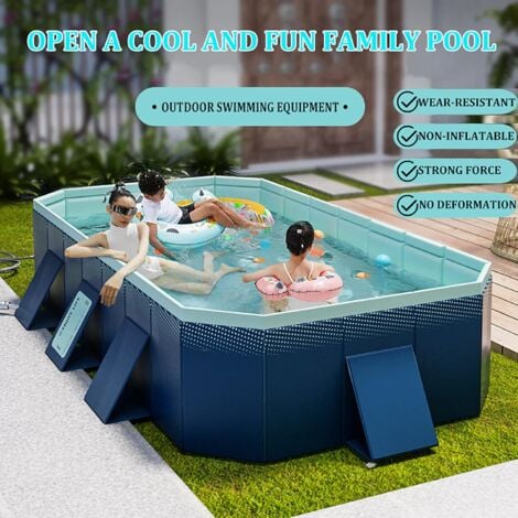 Rosvola 1.6m Piscine Pliable Pliable, PVC, Piscine Portable, Baignoire ...