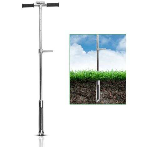 Rosvola Sonde de Sol de 105 cm, sonde d'échantillonnage de Sol en Acier ...