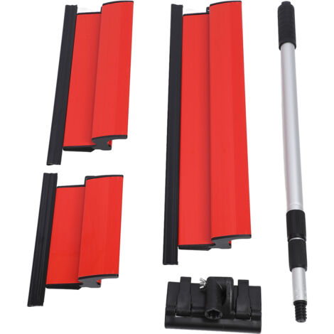 Jeu de lames d'écumage 250mm 400mm 600mm, spatule de lissage avec poignée d'extension pour mur ...