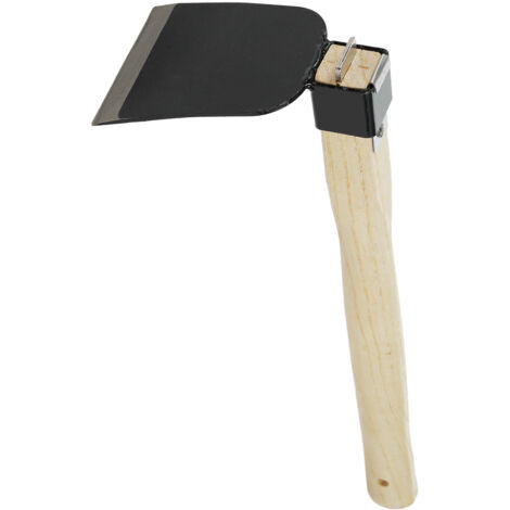 Ej.Life Houe avec poignée en bois courte, outil de sol de jardin à la ...