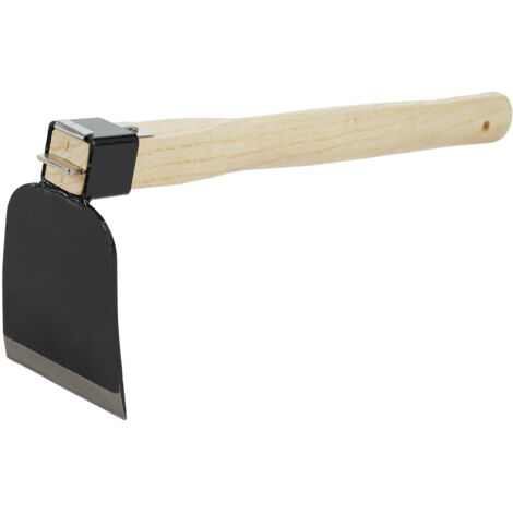 Ej.Life Houe avec poignée en bois courte, outil de sol de jardin à la ...