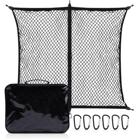 Filet à Bagages Hautement Élastique 1,2 x 1,2 m Extensible Jusqu'à 2,1 ...